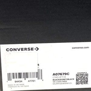 Converse | Shoes | Converse Chuck Taylor Lift Platform Punk Black ...